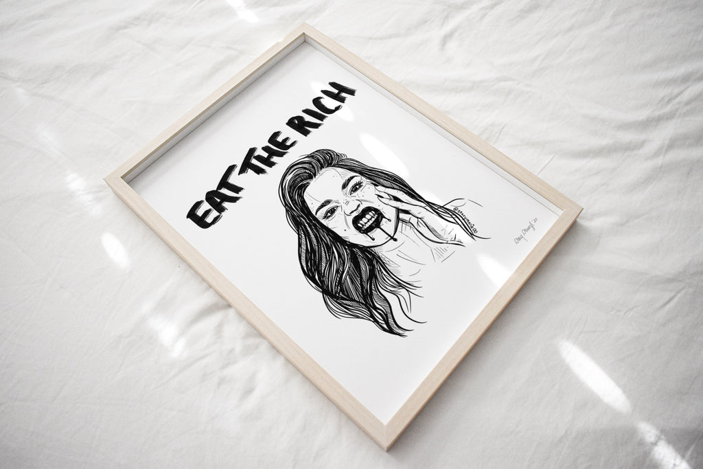 Eat the Rich Art Print – Stacy Marie Stranzl