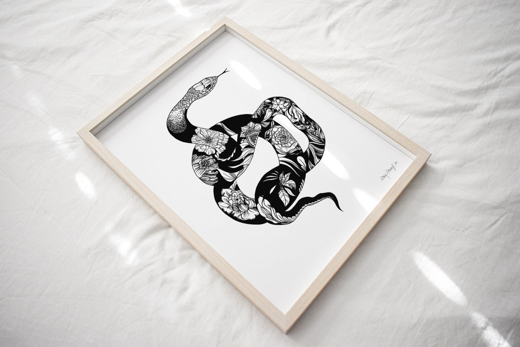 Floral Writhe Art Print – Stacy Marie Stranzl